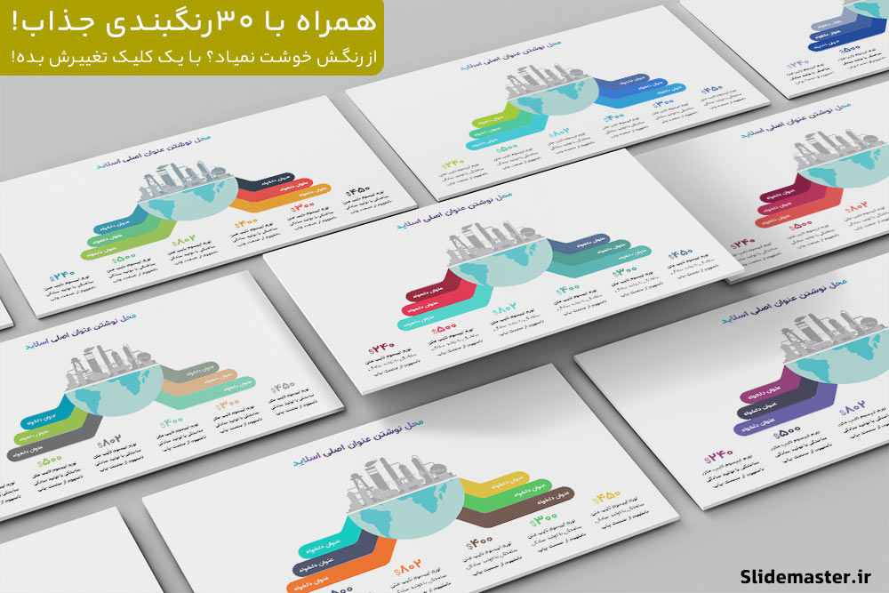 قالب پاورپوینت نفت خام متحرک ️ کاملا متحرک - اسلایدمستر